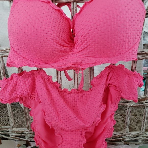 Coco Rave | Swim | Covo Rave Brught Pink Bikini | Poshmark